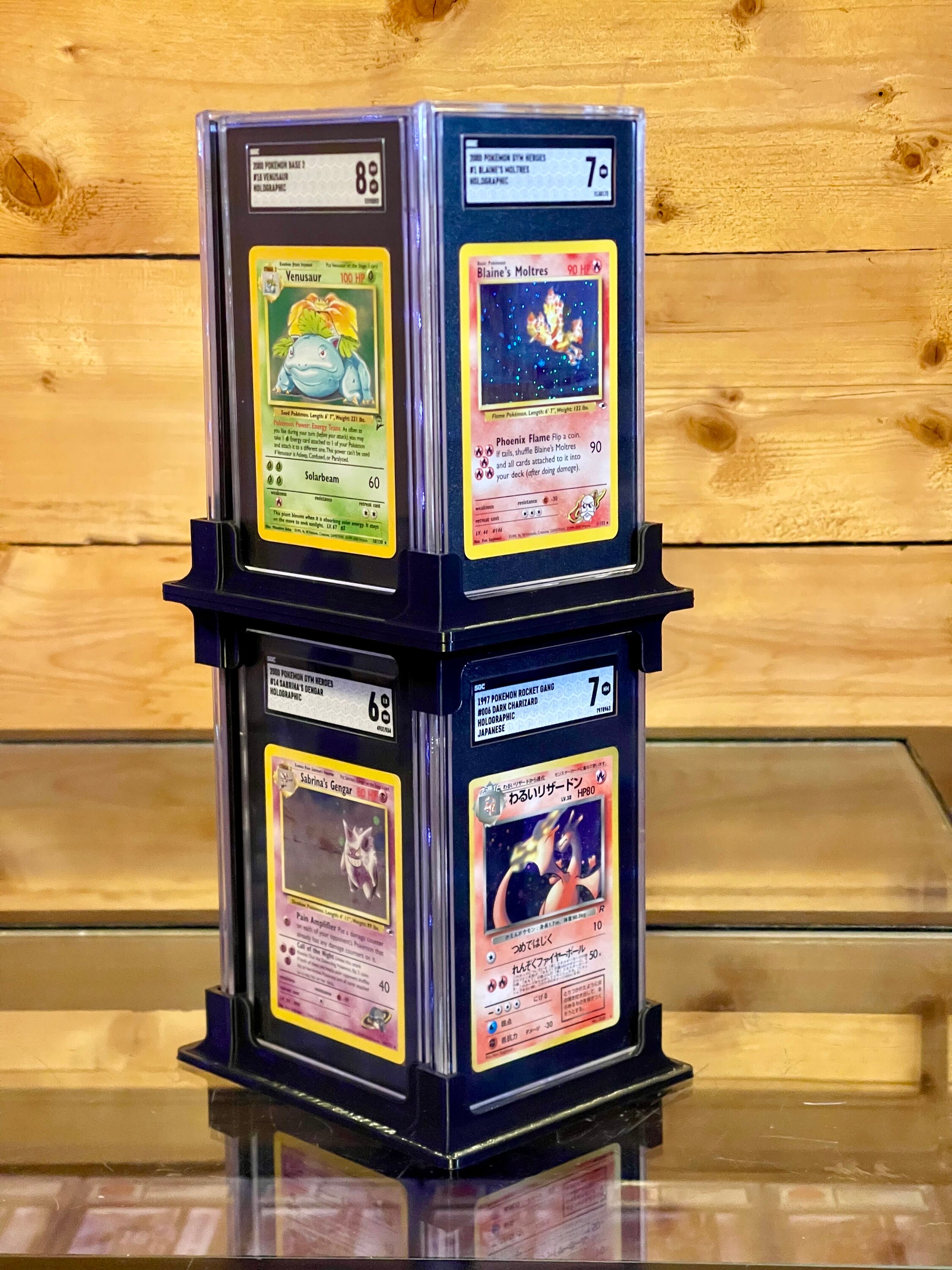 SGC Graded Card Display Stands: Slab Stackerz Holds 4 Cards - Etsy
