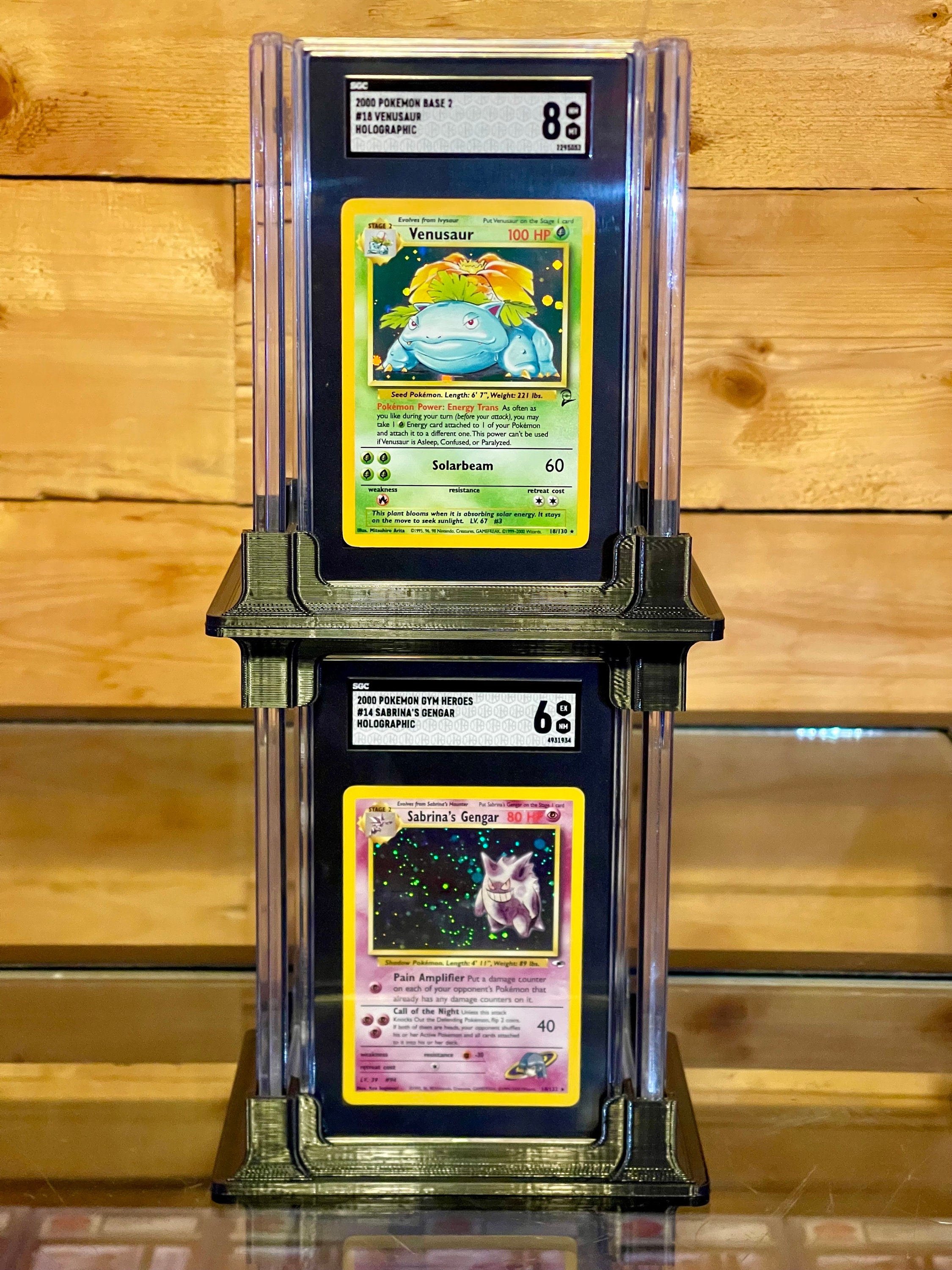 SGC Graded Card Display Stands: Slab Stackerz Holds 4 Cards - Etsy