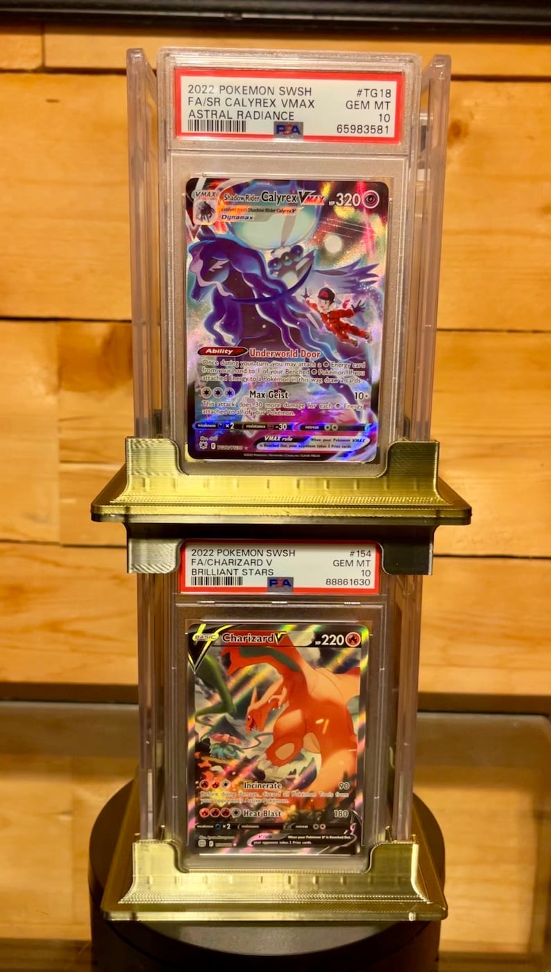 PSA Graded Card 4 Way Stands Slab Stackerz Pokemon One Piece Sports and ...