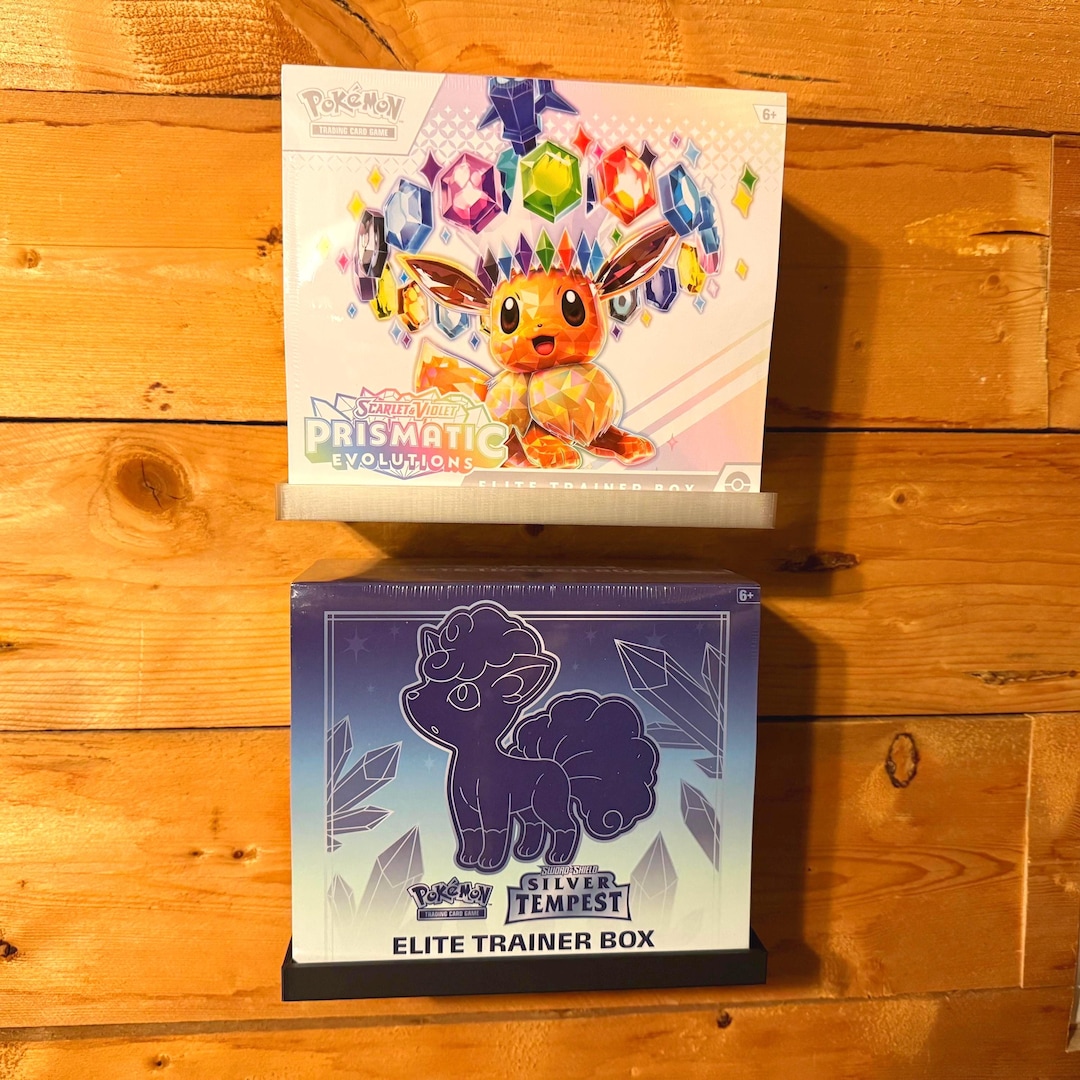 Pokemon ETB Wall Mount Display Fits All Elite Trainer Boxes - Etsy