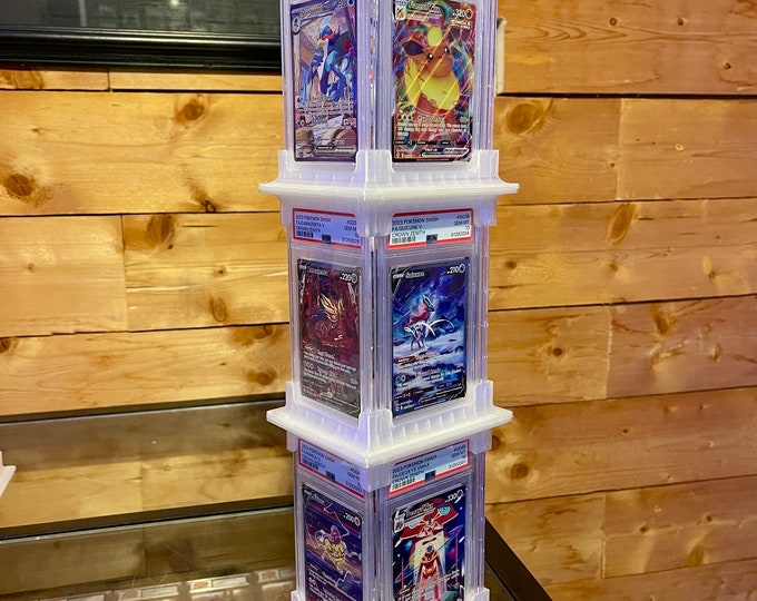 PSA Graded Card 4 Way Stands Slab Stackerz Pokemon One Piece Sports and ...