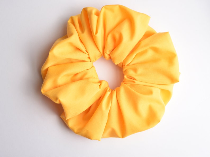 Extra Large Sunny Yellow Scrunchie Jumbo Oversized Big - Etsy