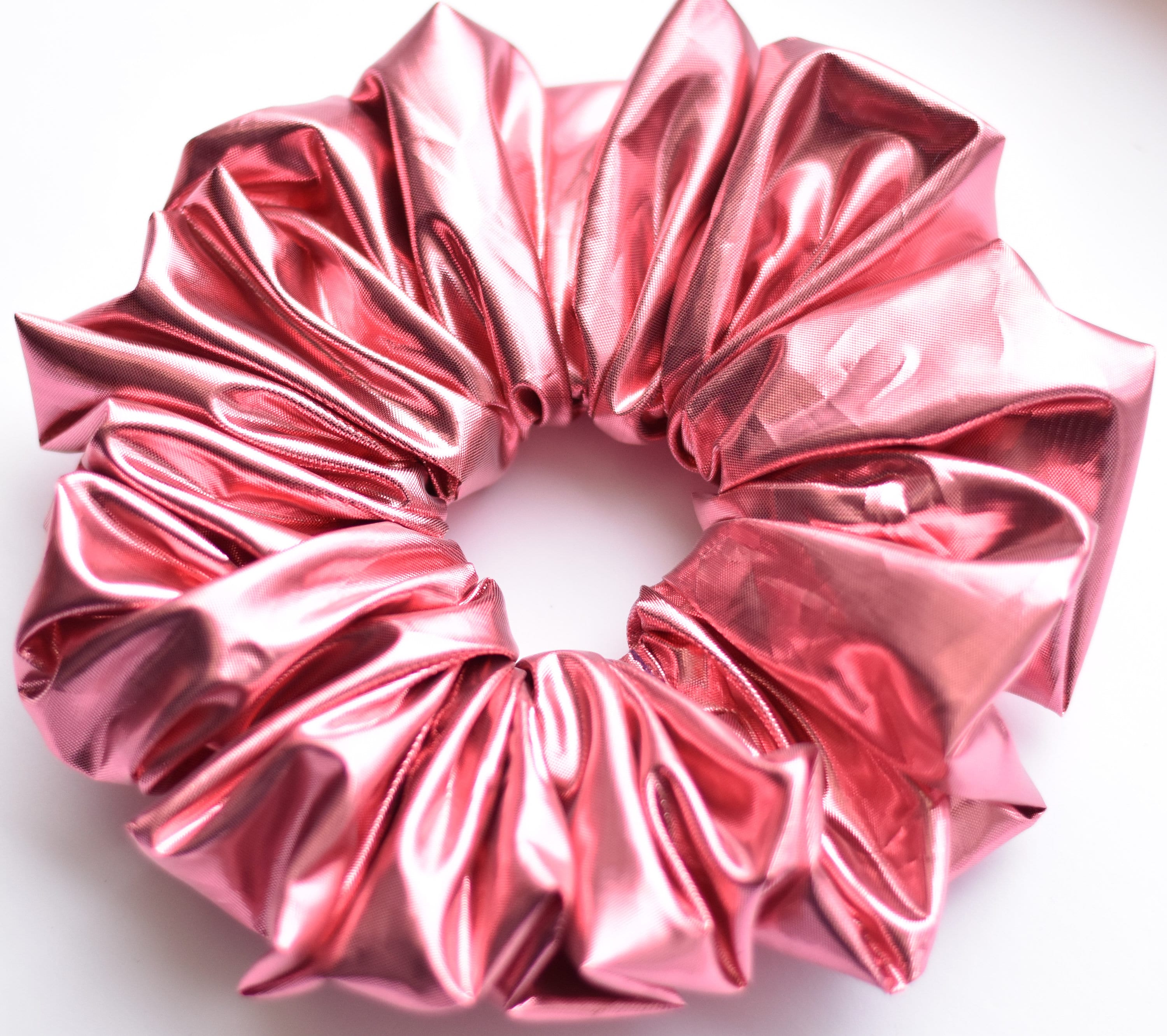 XXL Metallic Scrunchies Oversized Shiny Red Pink Silver and - Etsy Canada