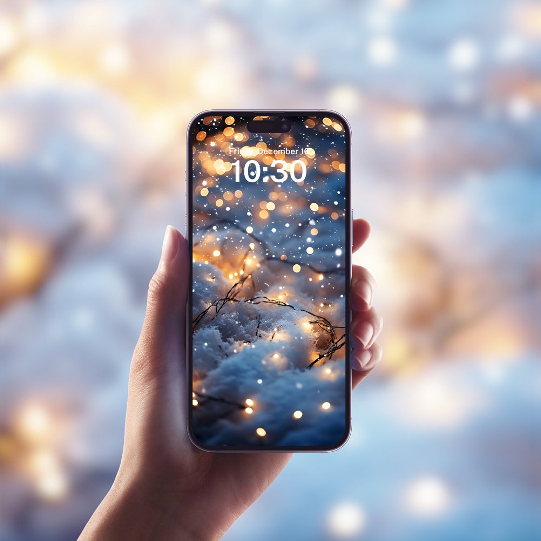 Winter Wonderland: 5 Cozy Phone Wallpapers - Etsy