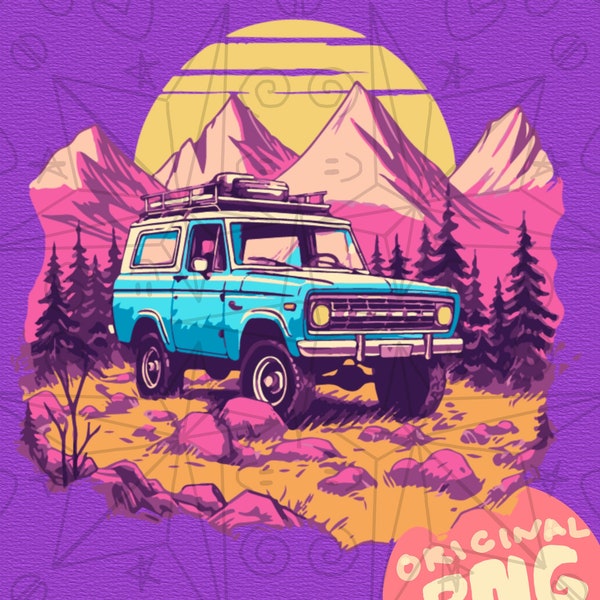 Retro Ford Bronco Sublimation - Etsy