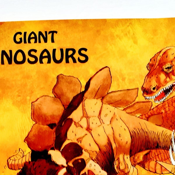 1970s Dinosaur Book - Etsy
