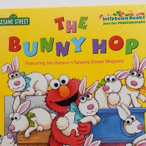 Sesame Street, the Bunny Hop, 2000, Vintage Y2K Kids Book, Elmo, Easter ...