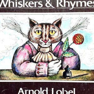 Whiskers and Rhymes, Arnold Lobel, 1985, Vintage 1980s Children's Book - Etsy