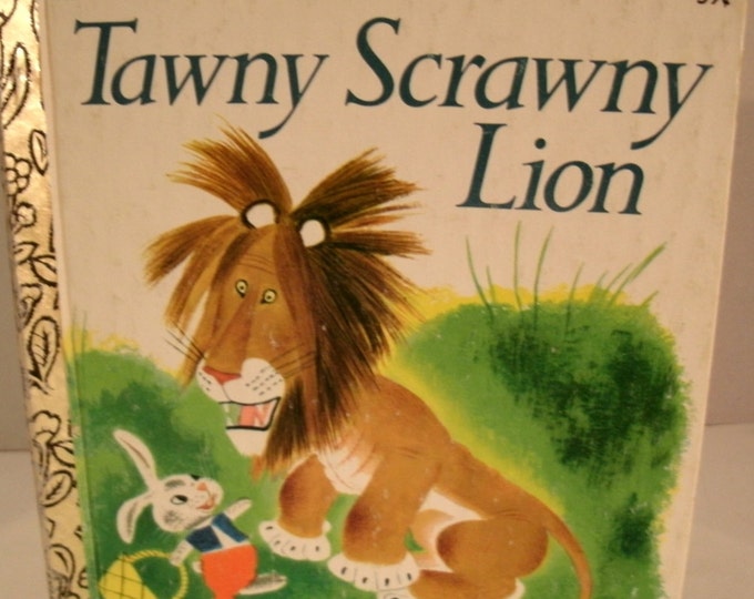 Tawny Scrawny Lion Little Golden Book Vintage 1970s - Etsy