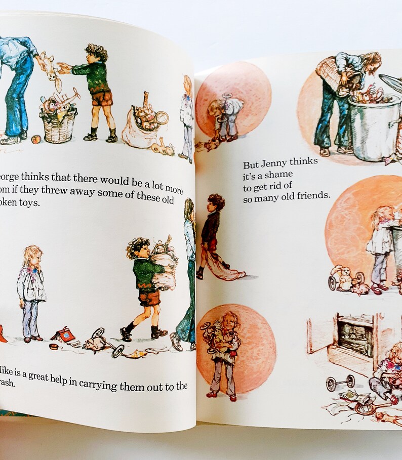 George the Babysitter, Shirley Hughes, 1975, Vintage 1970s Weekly ...