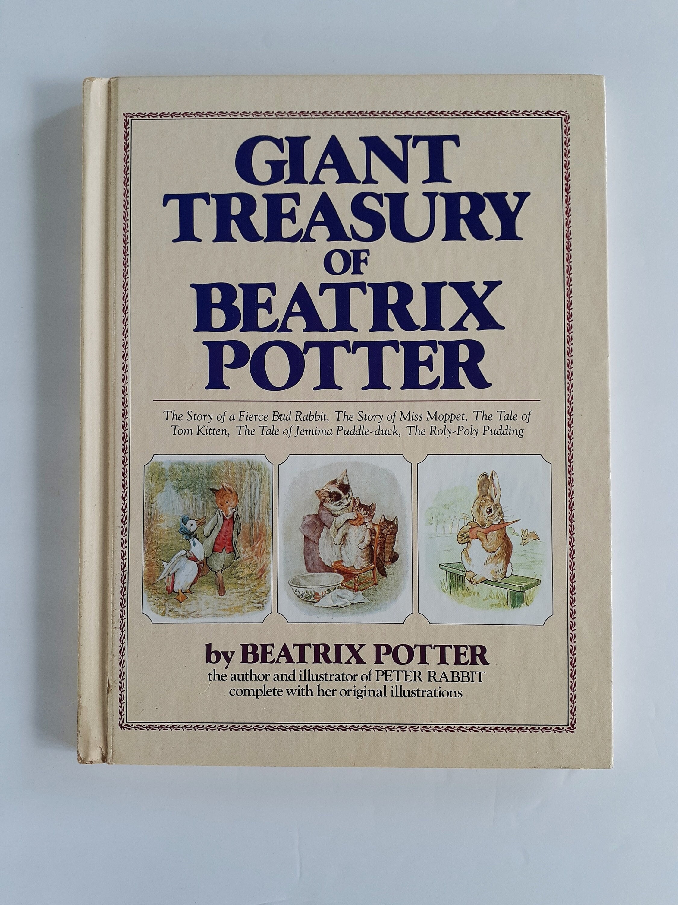 Giant Treasury of Beatrix Potter, Vintage 1980s Childrens Book ...