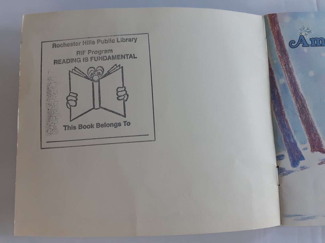 Amy Loves the Snow, Julia Hoban, Vintage Childrens Book, 1980s, 1989 ...