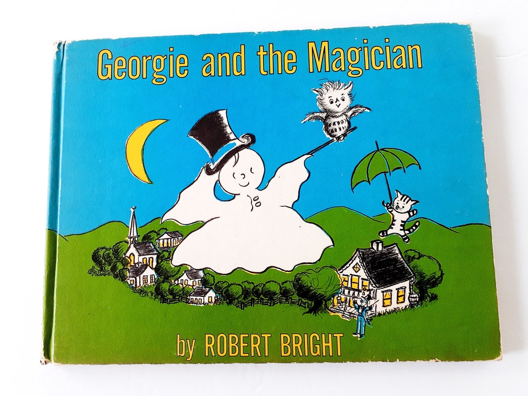 Georgie and the Magician, Robert Bright, 1966, Vintage 1960s Children's Book, Ghost - Etsy