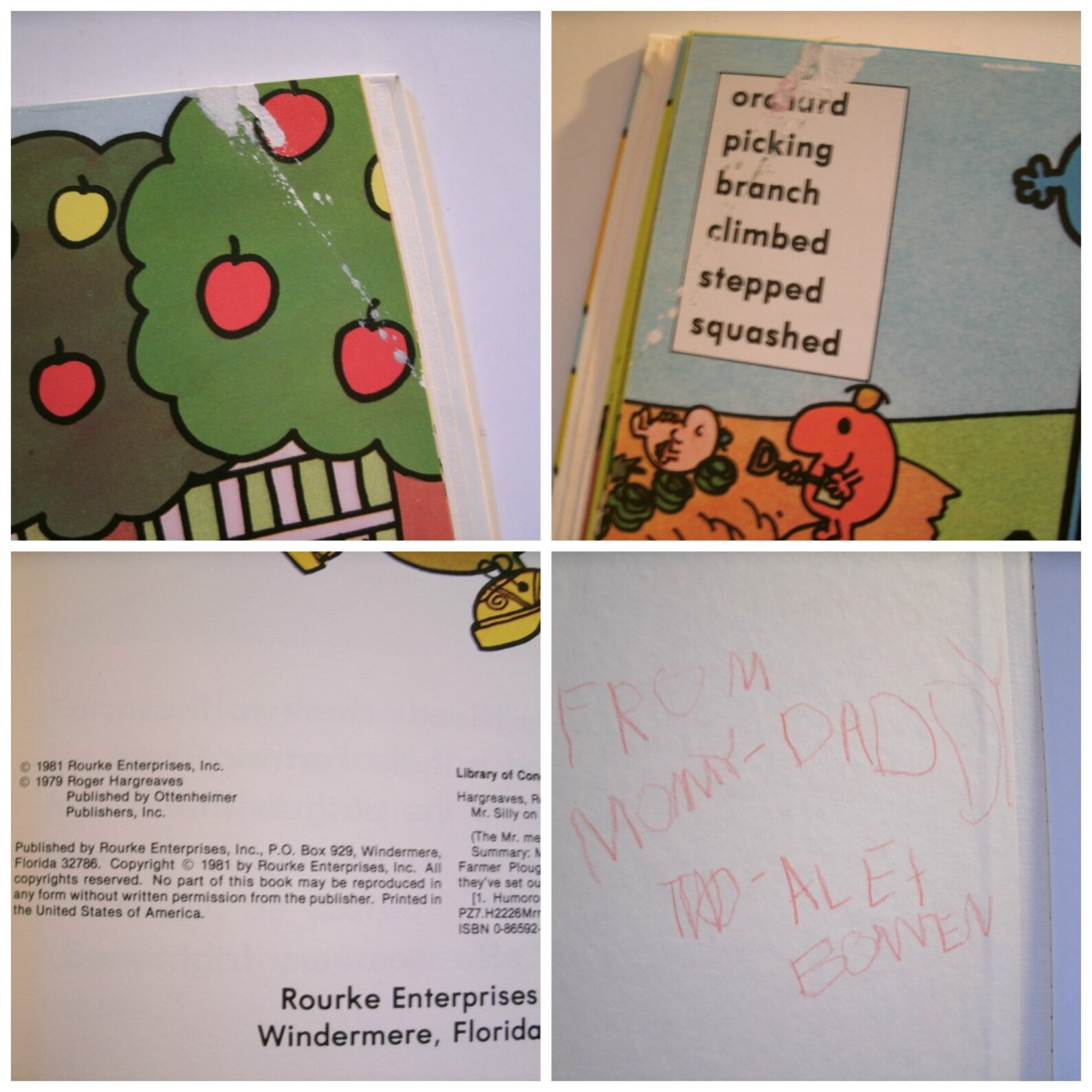 Mr. Silly on the Farm Mr. Men Word Book Roger Hargreaves - Etsy