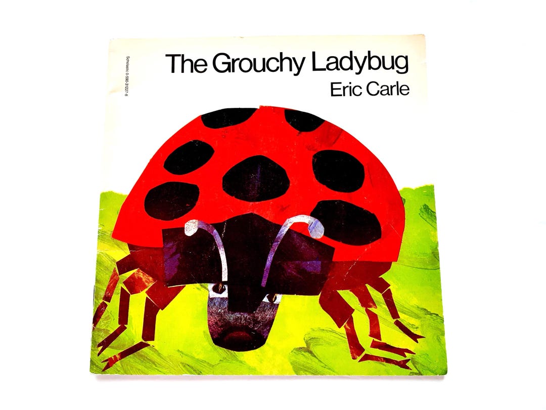 The Grouchy Ladybug, Eric Carle, 1977, Vintage Kids Book - Etsy