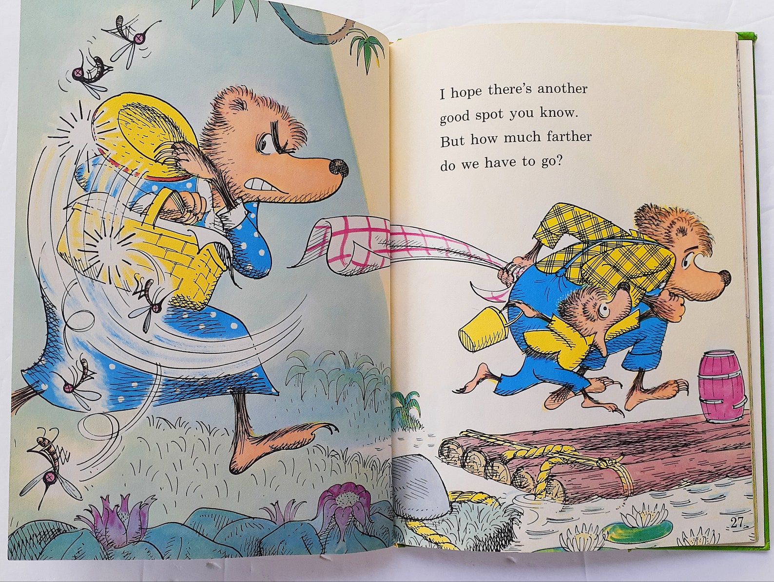 The Bears' Picnic Stan and Jan Berenstain 1966 Vintage - Etsy