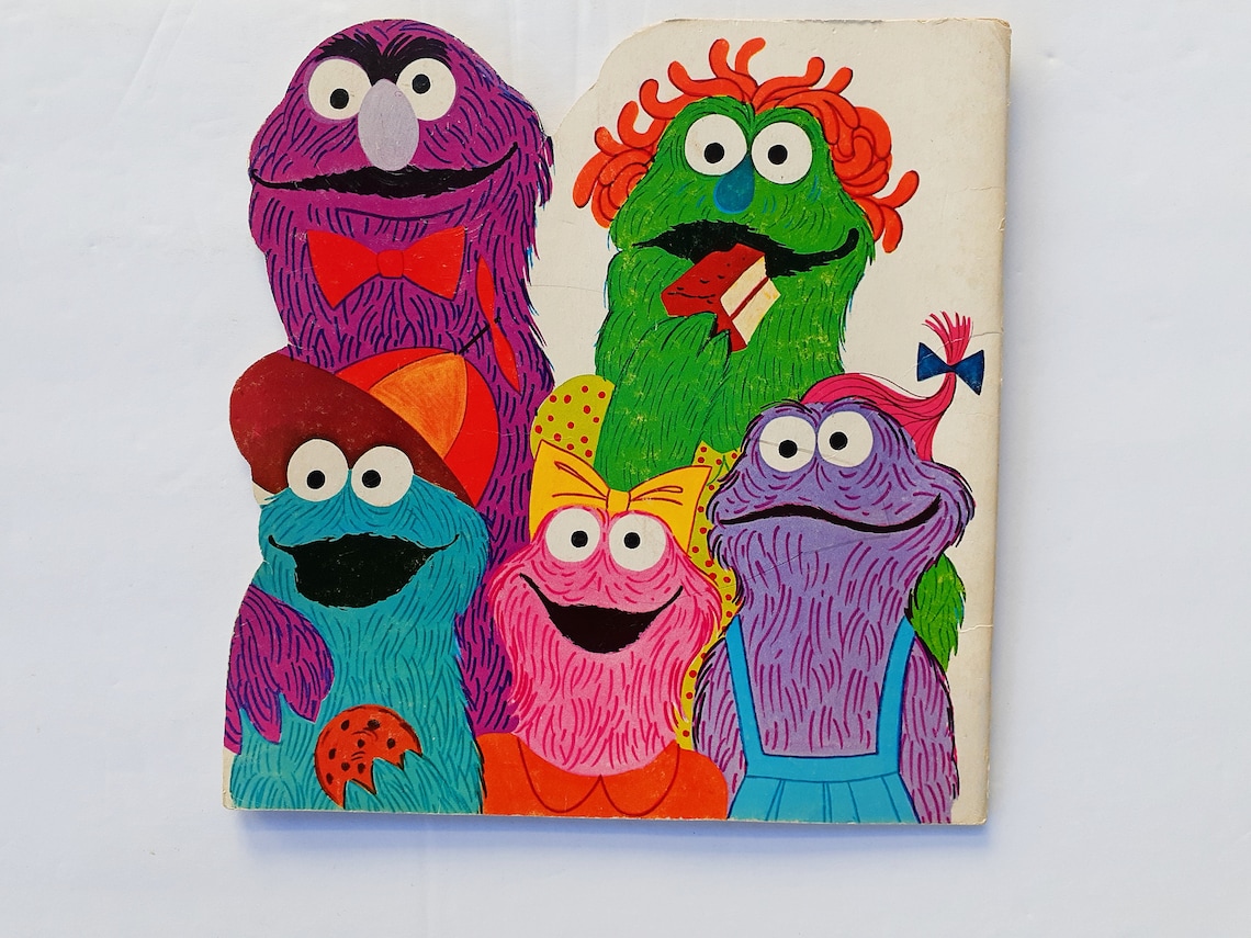 Sesame Street, People in My Family, 1971, Vintage 1970s Golden Shape ...