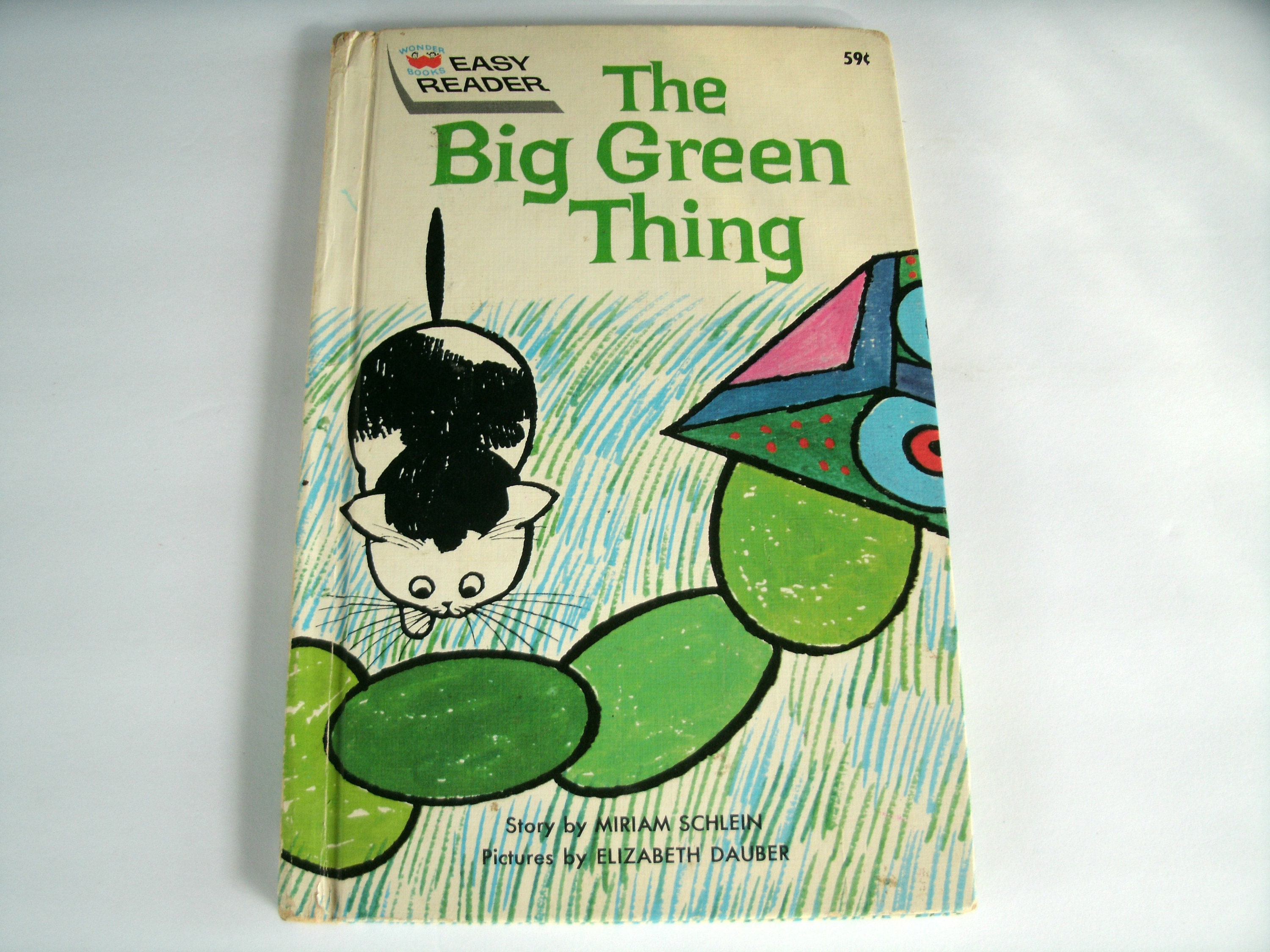 The Big Green Thing, Miriam Schlein, Wonder Books Easy Reader, Vintage ...