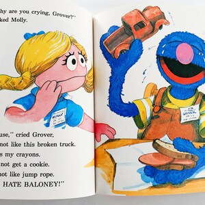 Grover Goes to School, Dan Elliott, 1982, Vintage Sesame Street, 80s ...