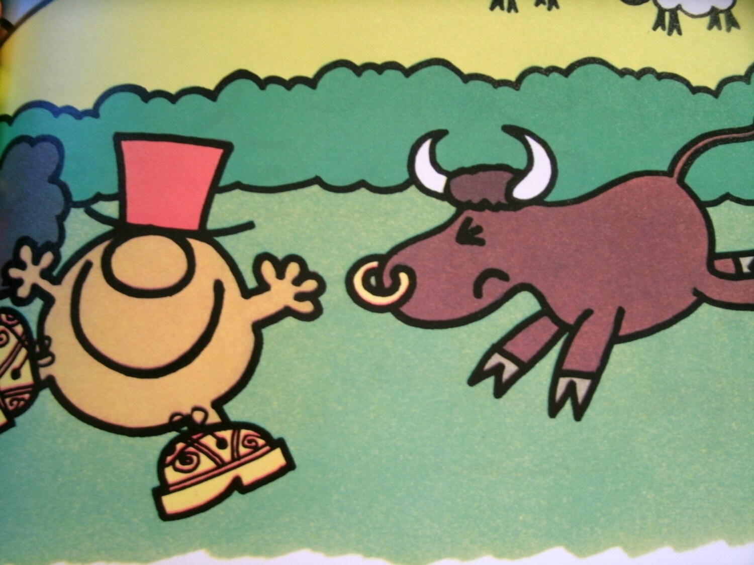 Mr. Silly on the Farm, Mr. Men Word Book, Roger Hargreaves, Vintage 80s ...