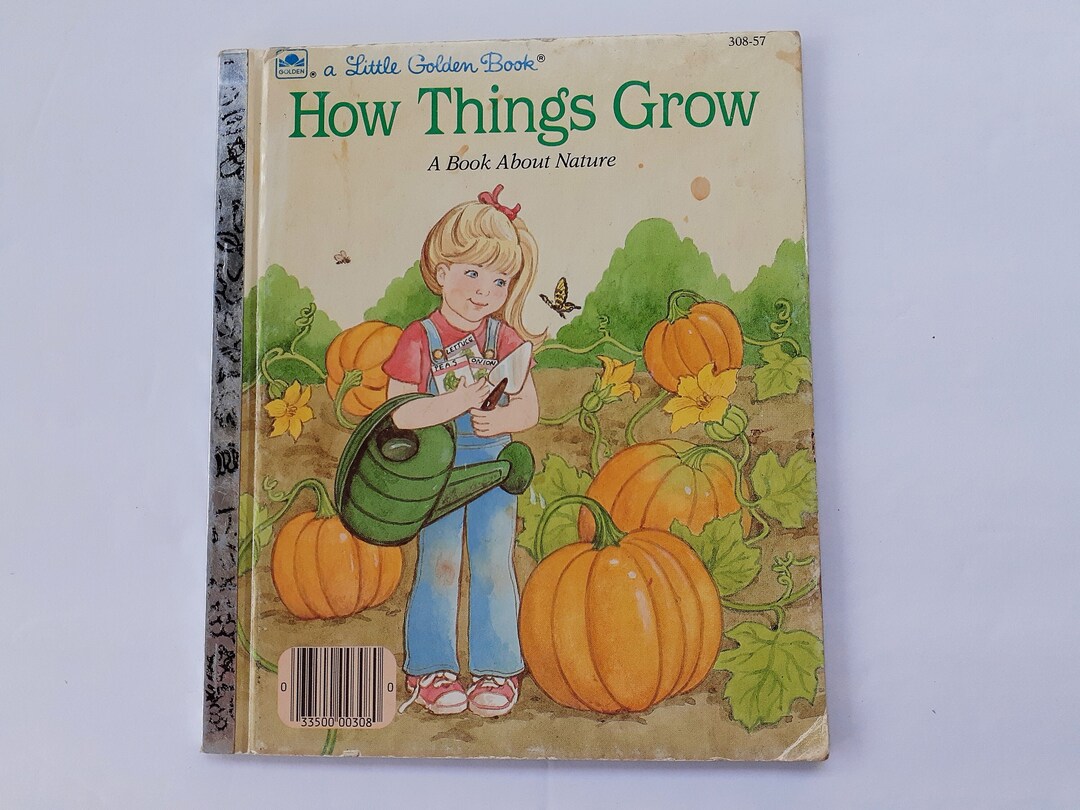 How Things Grow, Nancy Buss, Vintage Little Golden Book, 1986, Nature ...