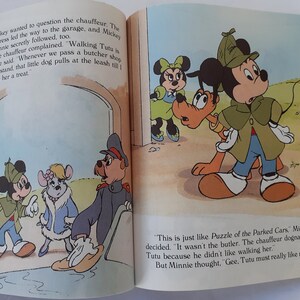 Vintage Walt Disney, Detective Mickey Mouse, Little Golden Book, 1980s ...