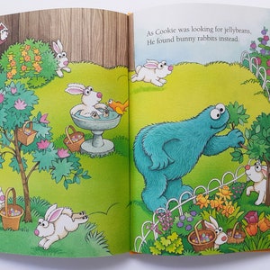 Sesame Street, the Bunny Hop, 2000, Vintage Y2K Kids Book, Elmo, Easter ...