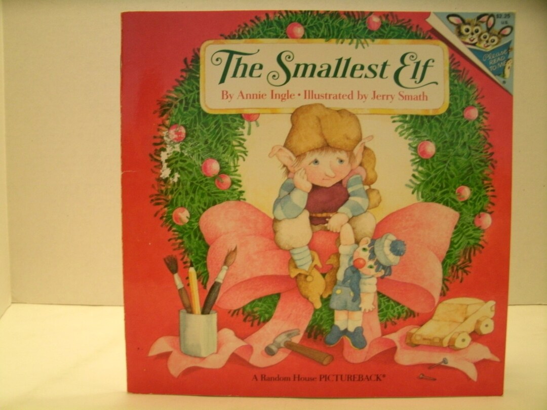 The Smallest Elf, Annie Ingle, 1990, Vintage Kids Christmas Book, 90s ...