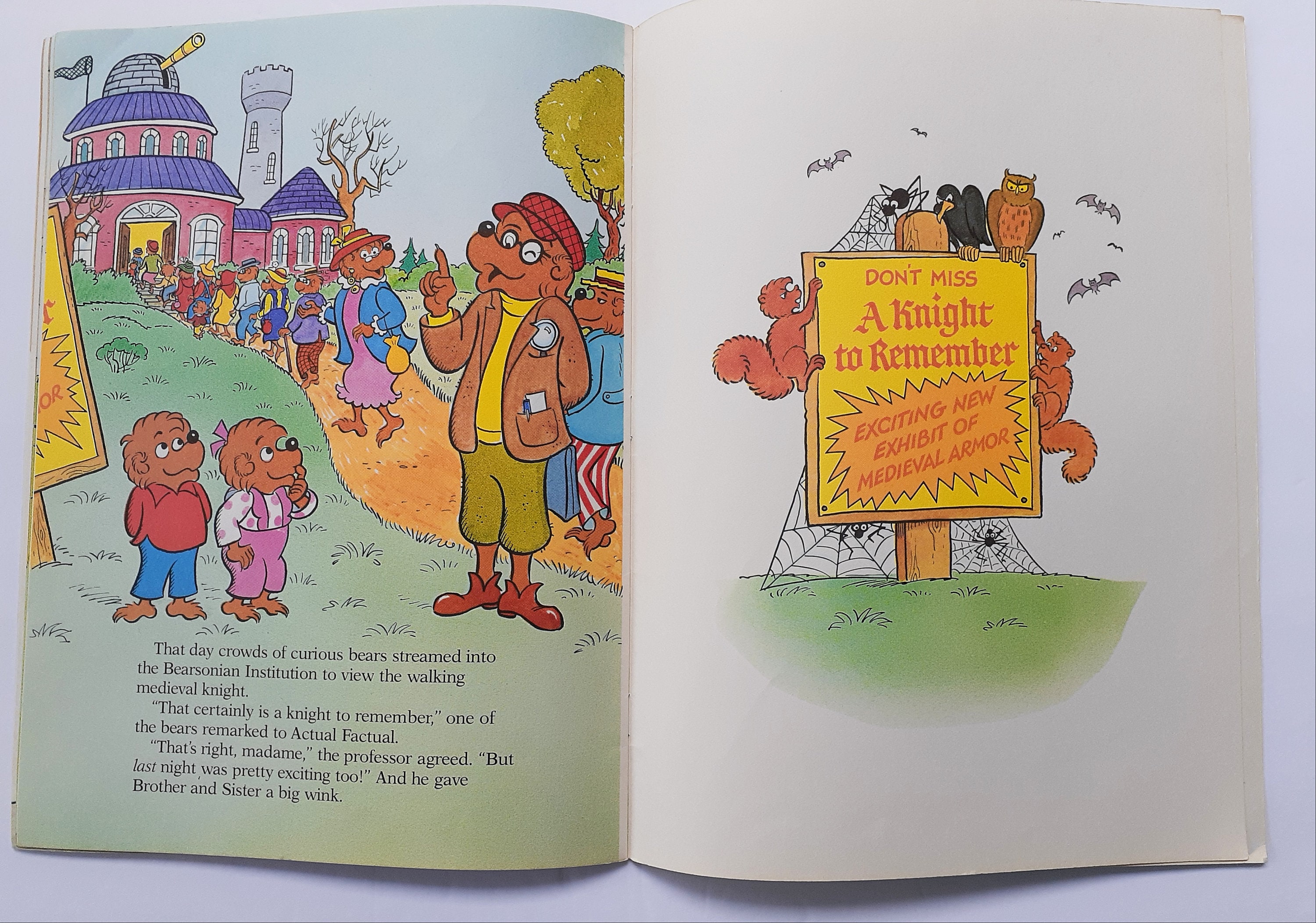 The Berenstain Bears' Knight to Remember, 1986, Vintage 80s Kids Book ...