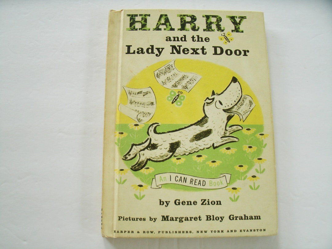 Harry and the Lady Next Door, Gene Zion, 1960, Vintage Children's Book ...