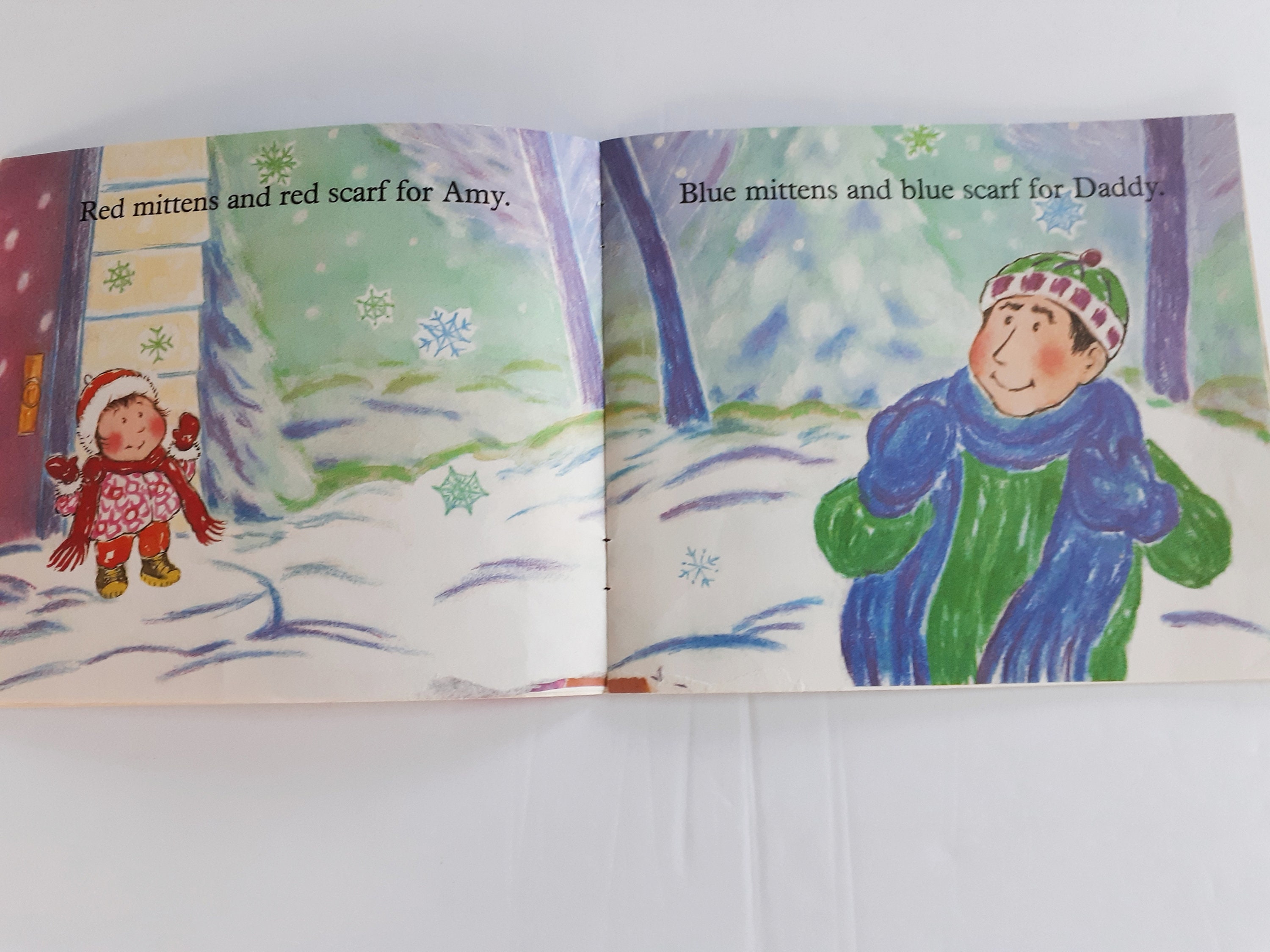 Amy Loves the Snow, Julia Hoban, Vintage Children’s Book, 1980s, 1989 ...