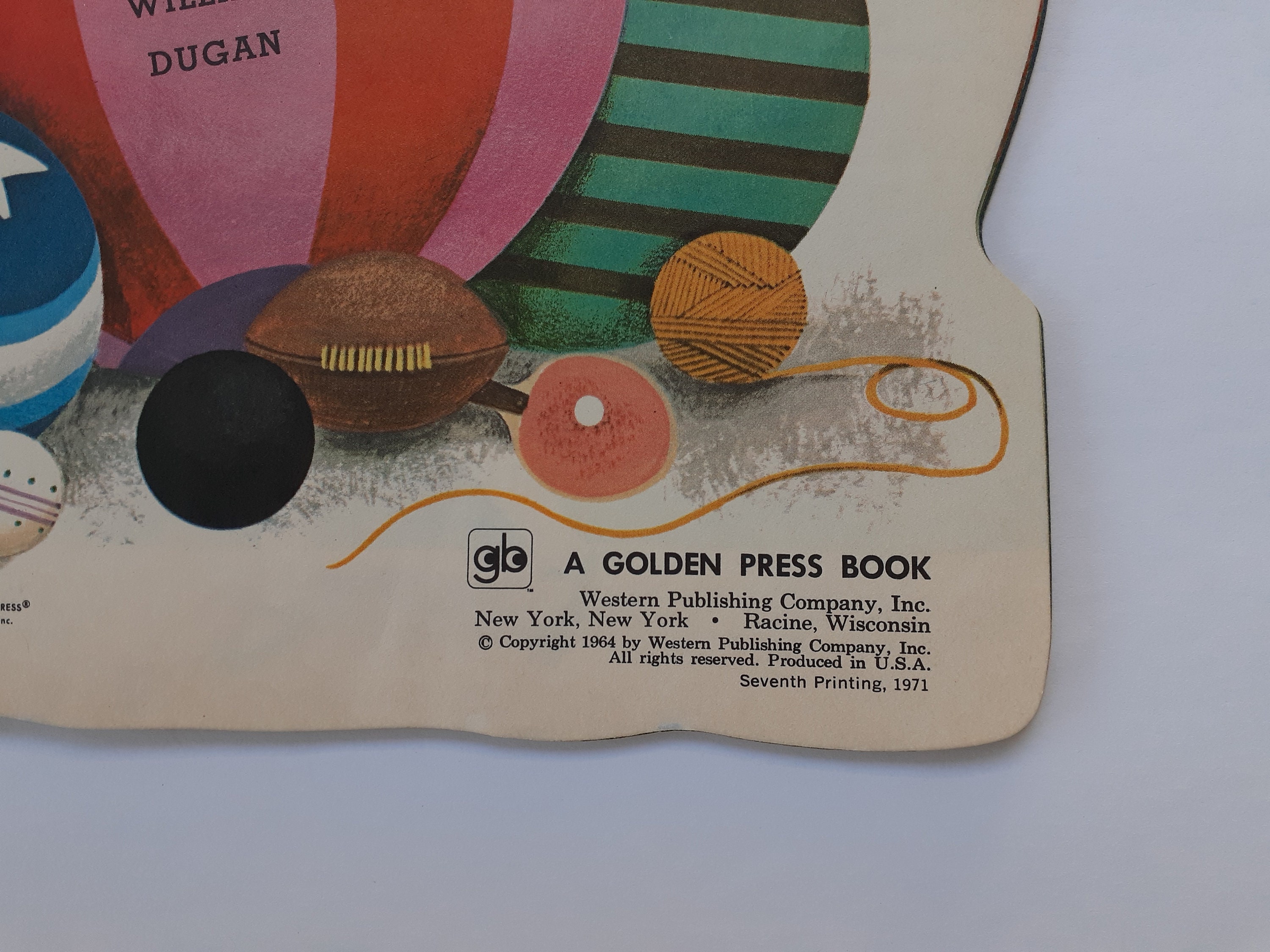 The Ball Book, William Dugan, 1964, Vintage Golden Shape, 1971, 1960s ...