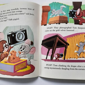 Tom and Jerry's Photo Finish, 1974, Jean Lewis, Vintage 1970s Kids Book ...