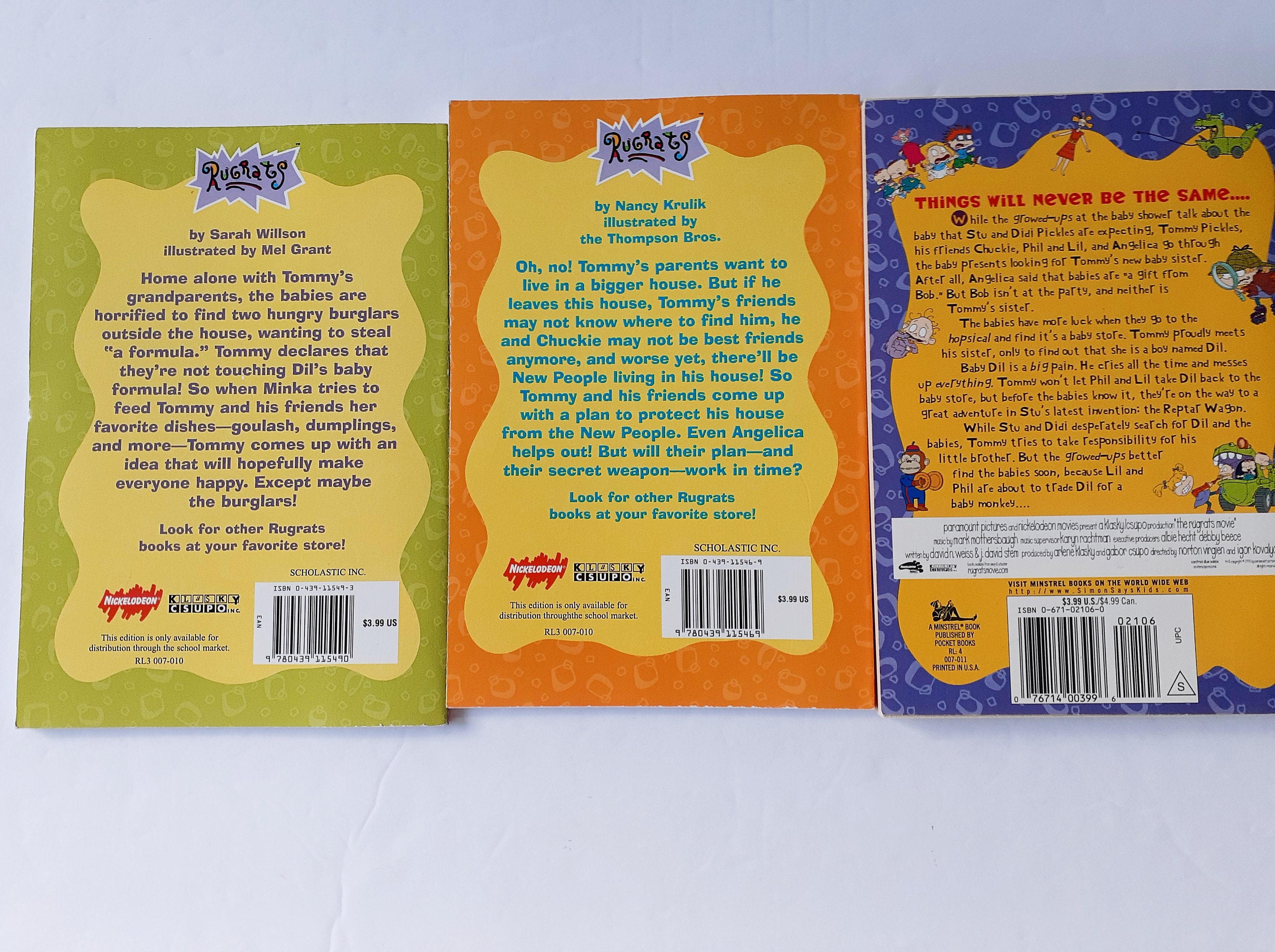Rugrats Chapter Books Collection Movie Vintage 1990s - Etsy