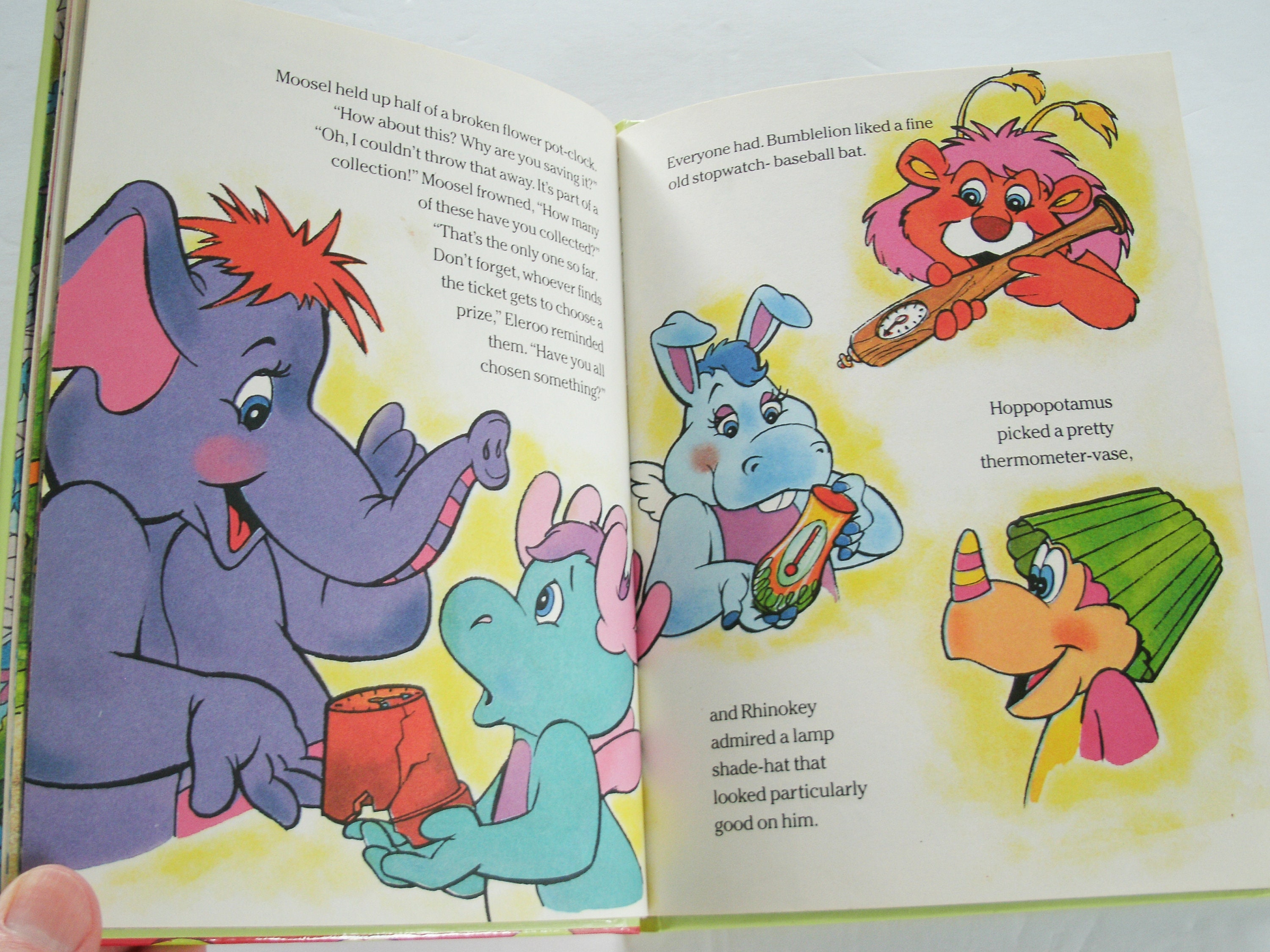 The Wuzzles, Eleroo's Big Surprise, 1984, Vintage 80s Kids Book ...