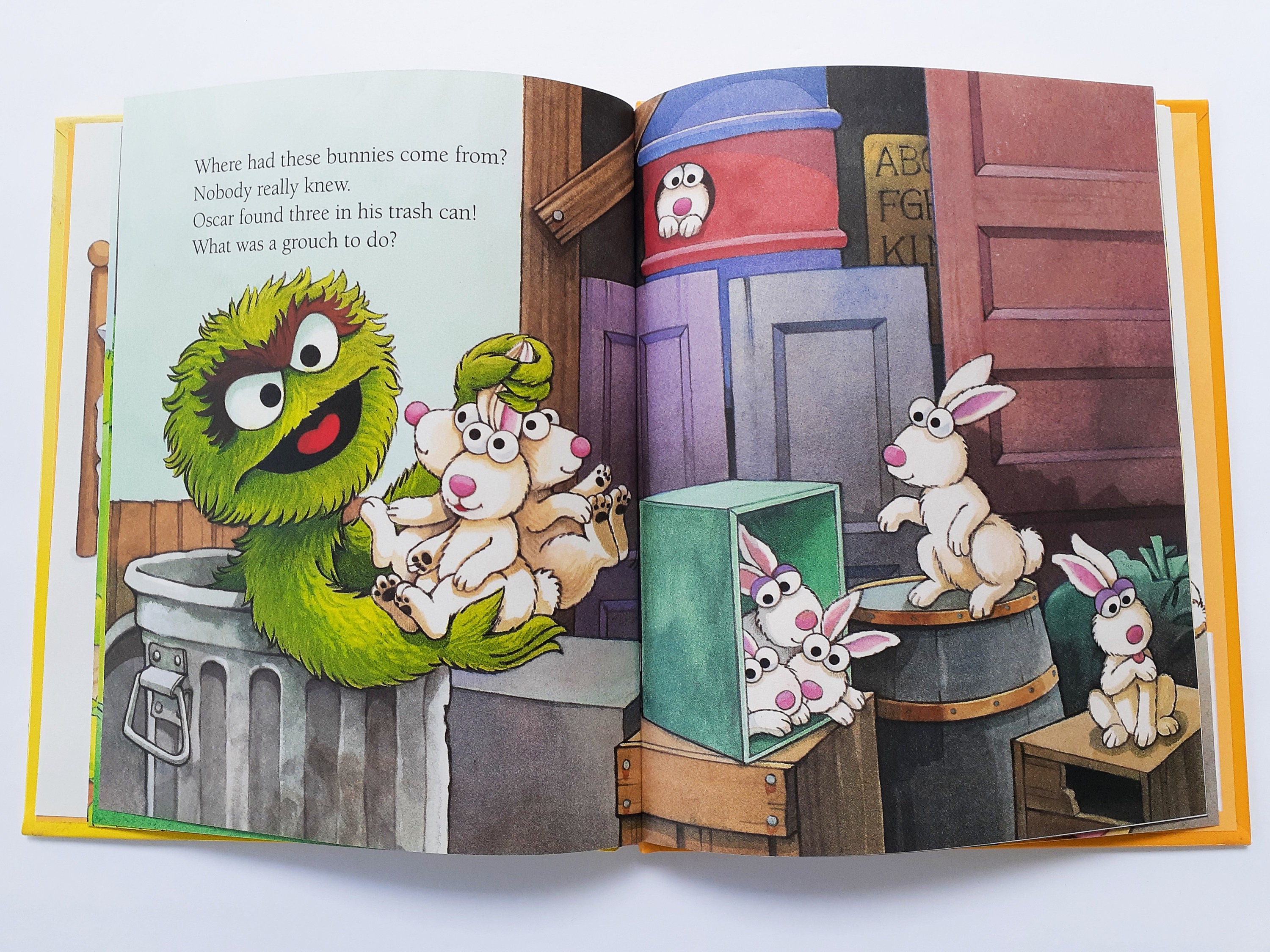 Sesame Street, the Bunny Hop, 2000, Vintage Y2K Kids Book, Elmo, Easter ...