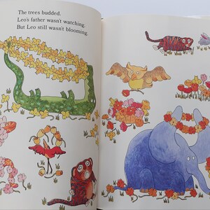 Leo the Late Bloomer, Robert Kraus, 1971, Vintage Kids Book, Tiger - Etsy