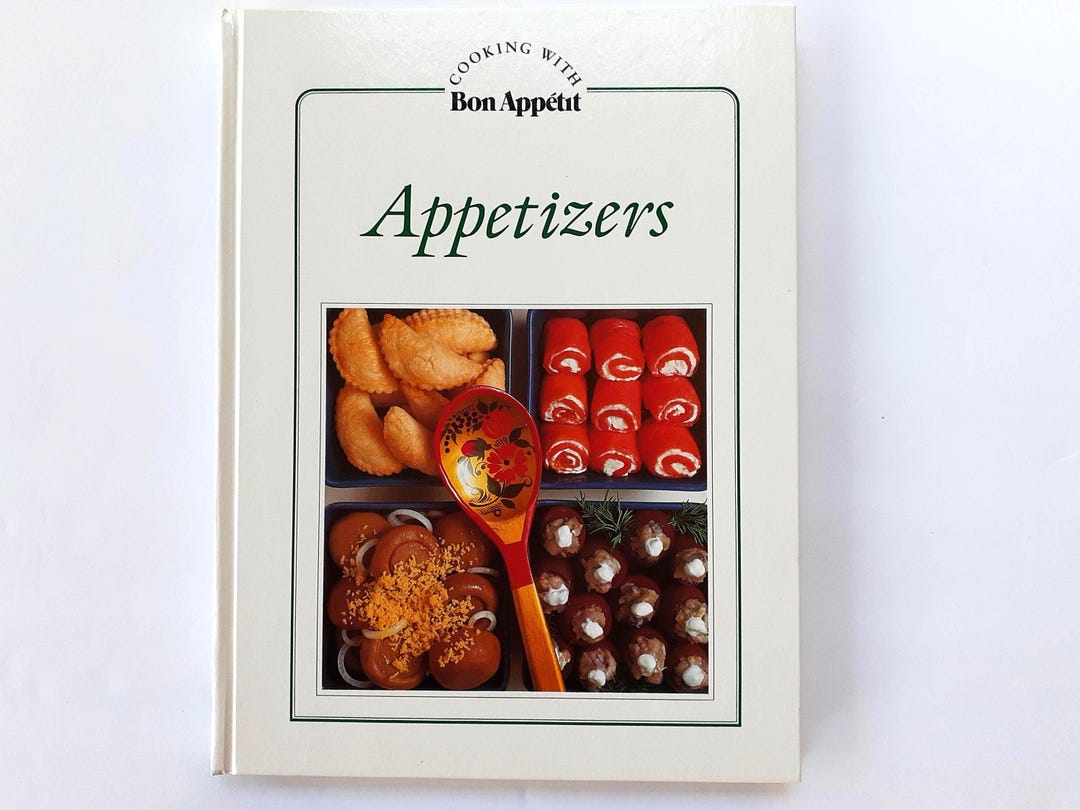 Cooking With Bon Appetit, Appetizers, Vintage 80s Cookbook, 1982, Gift ...