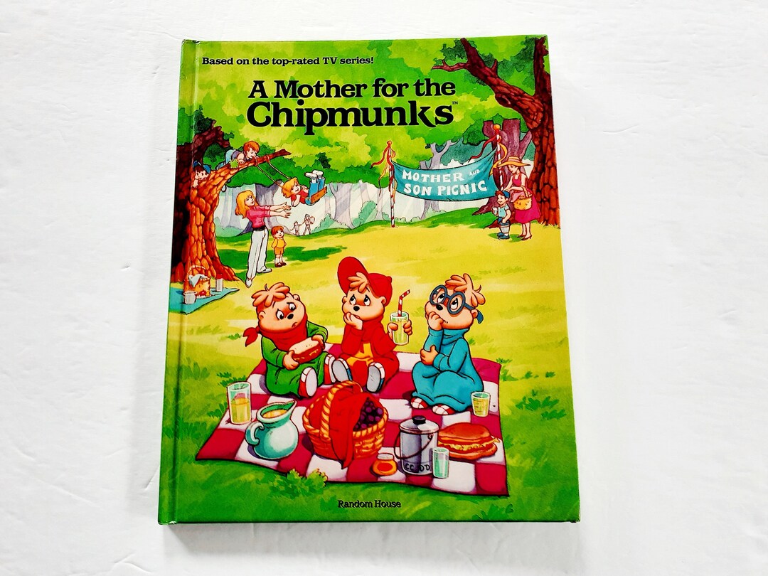 A Mother for the Chipmunks, 1985, Vintage 80s Kids Book, Alvin - Etsy