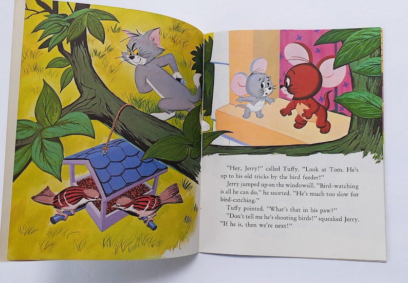 Tom and Jerry's Photo Finish, 1974, Jean Lewis, Vintage 1970s Kids Book ...