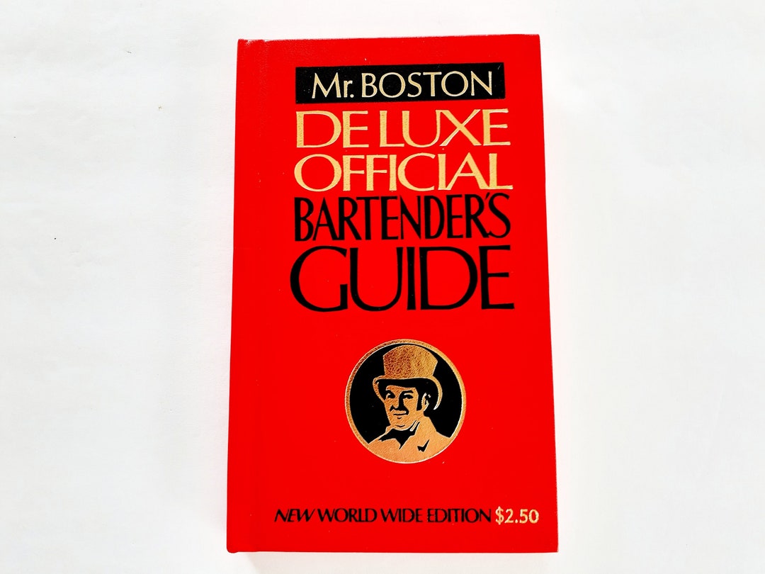 Mr Boston Deluxe Official Bartender's Guide, 1974, Vintage 1970s, Drink Recipes, Gift - Etsy