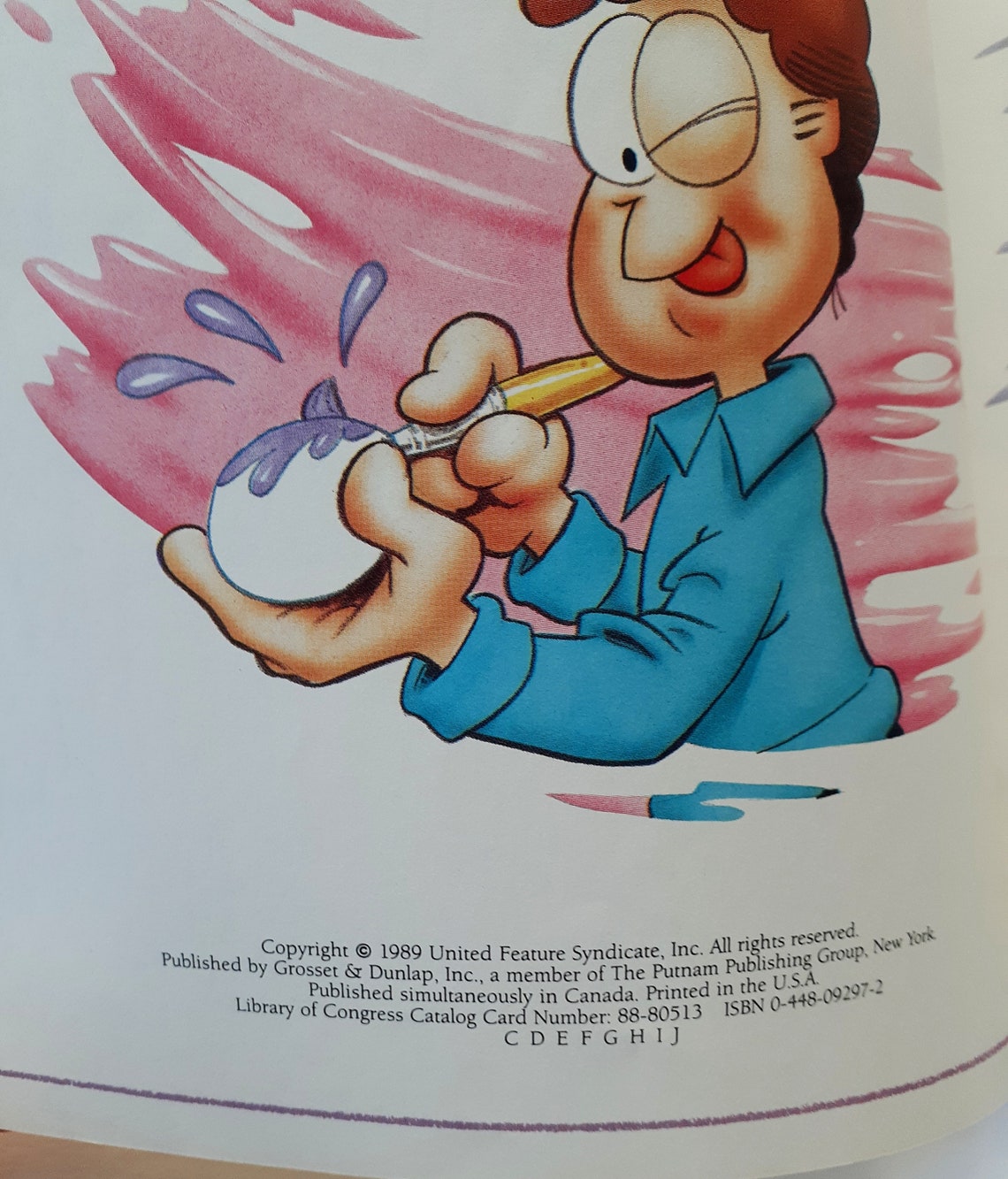 Garfield the Easter Bunny, Jim Davis, 1989, Vintage 80s Kids Book ...