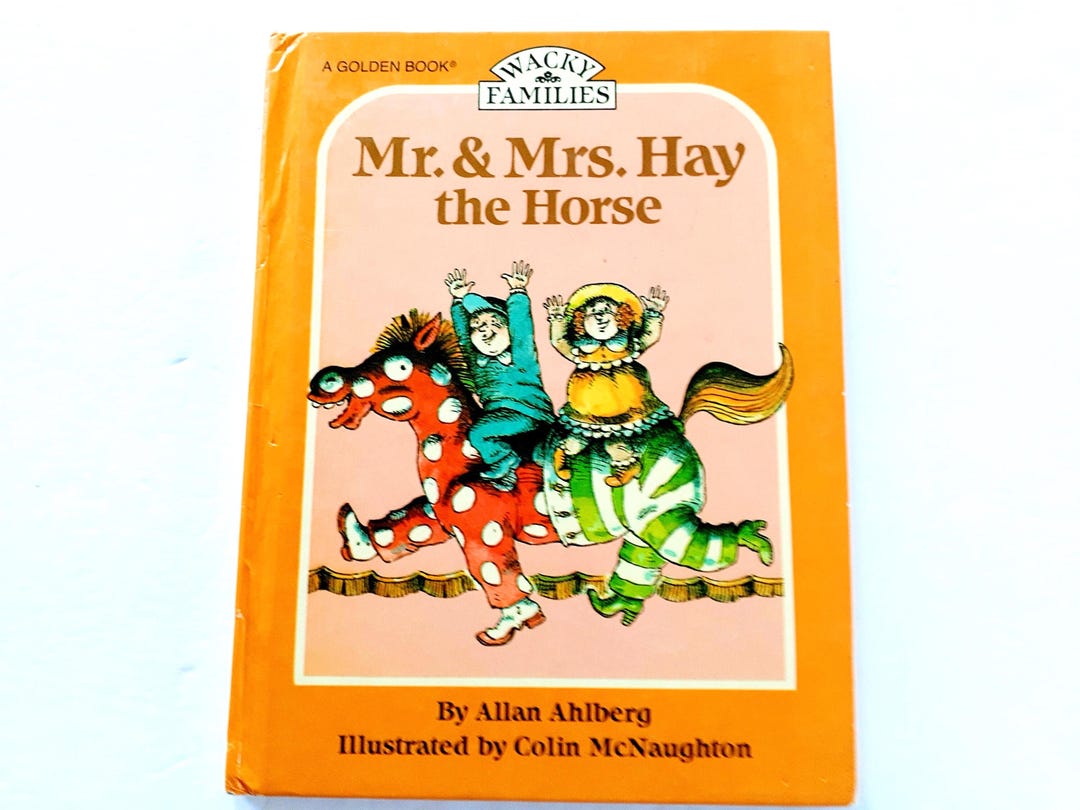 Mr & Mrs Hay the Horse, Allan Ahlberg, 1982, Wacky Families, Vintage ...