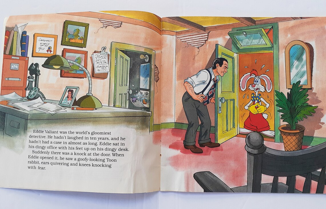 Who Framed Roger Rabbit Make the World Laugh 1988 Vintage - Etsy