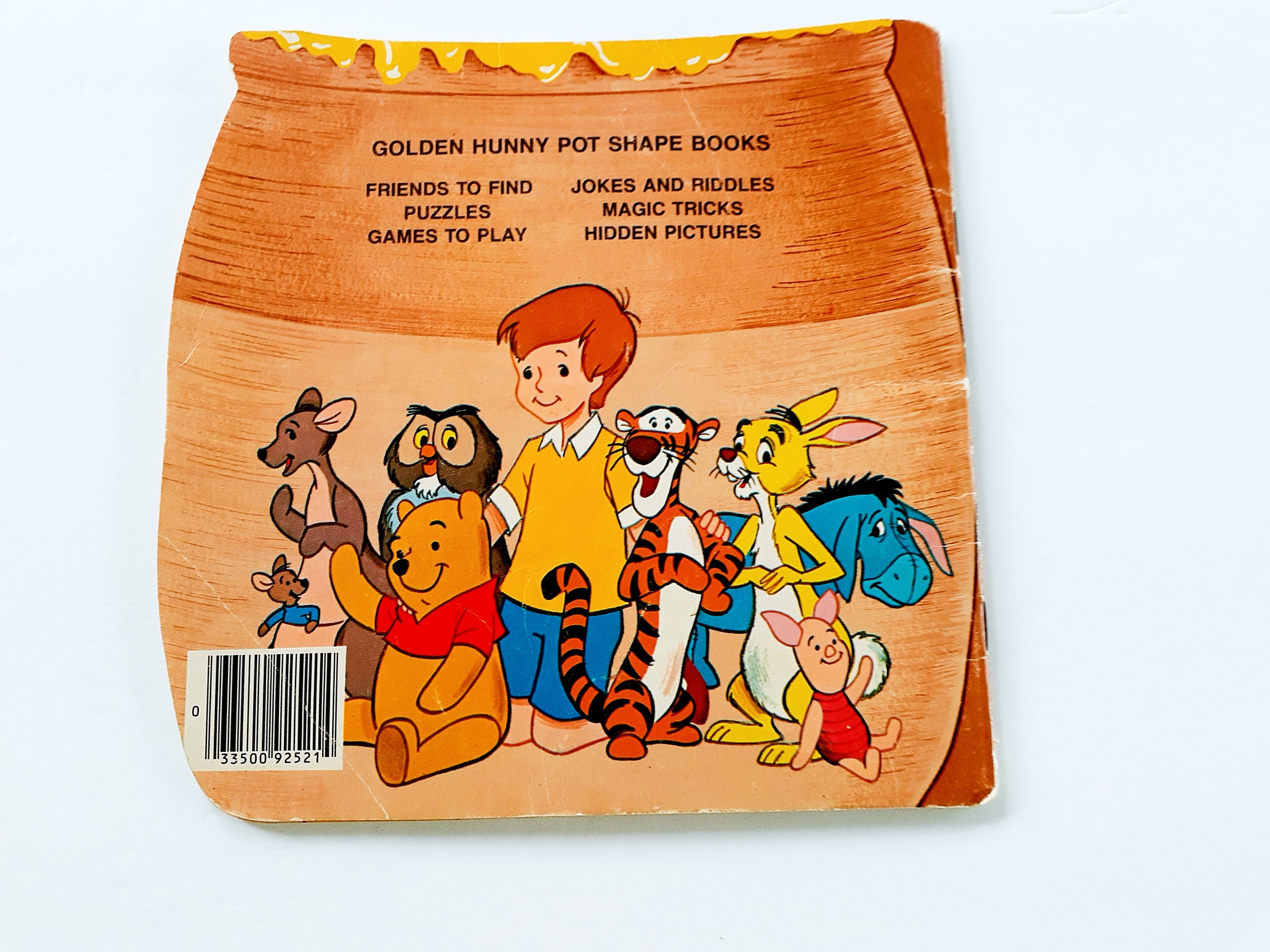 Winnie the Pooh Jokes and Riddles, 1979, Hunny Pot, Vintage Golden ...