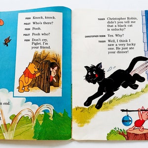Winnie the Pooh Jokes and Riddles, 1979, Hunny Pot, Vintage Golden ...