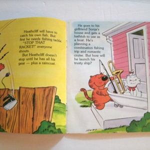 Heathcliff, the Fish Bandit, Vintage 1980s Children’s Book, 80s Child ...