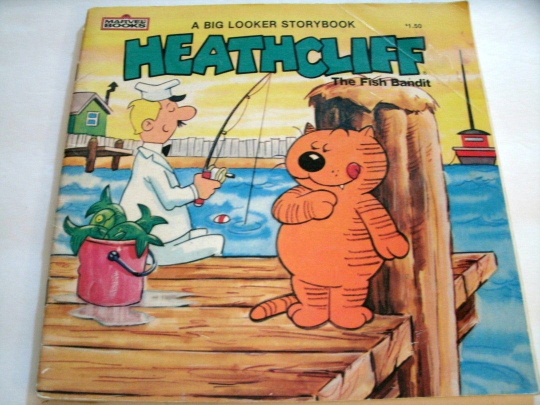 Heathcliff, the Fish Bandit, Vintage 1980s Children’s Book, 80s Child ...