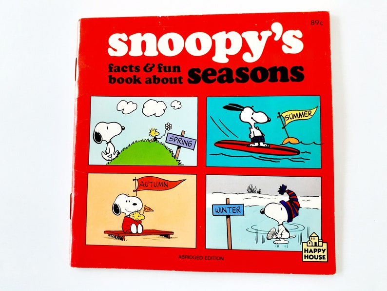 Snoopy's Facts and Fun Book About Seasons, Charles M Schulz, 1983 ...
