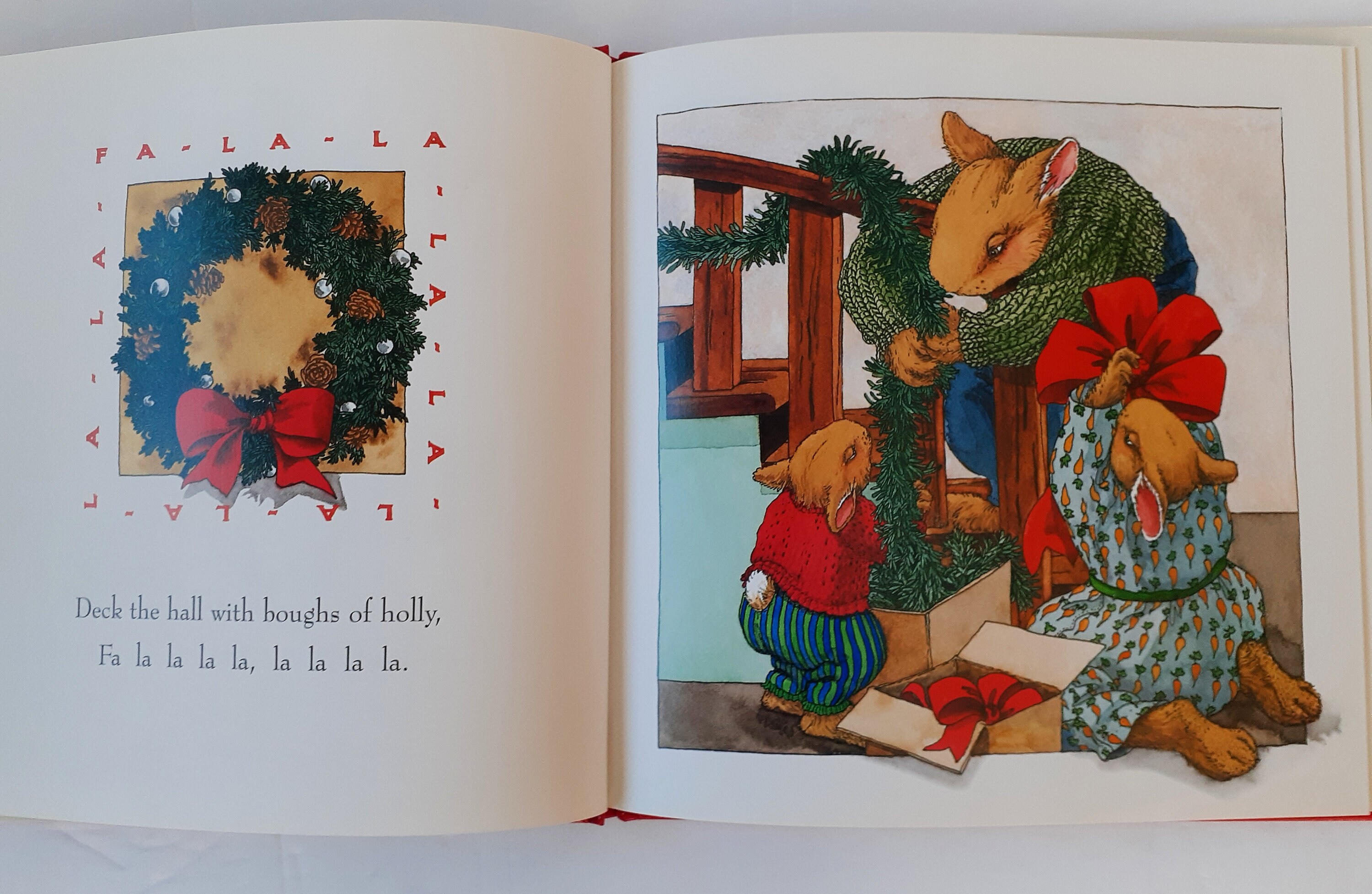 Deck the Halls, A Traditional Carol, Sylvia Long, Vintage Kids ...